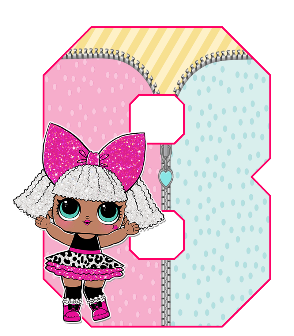 Kits imprimibles gratis : LOL Números