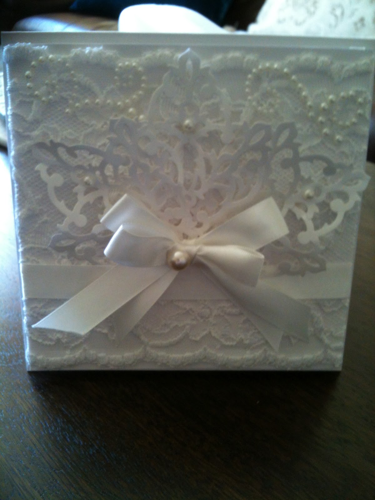 Fairy Steps: lace card