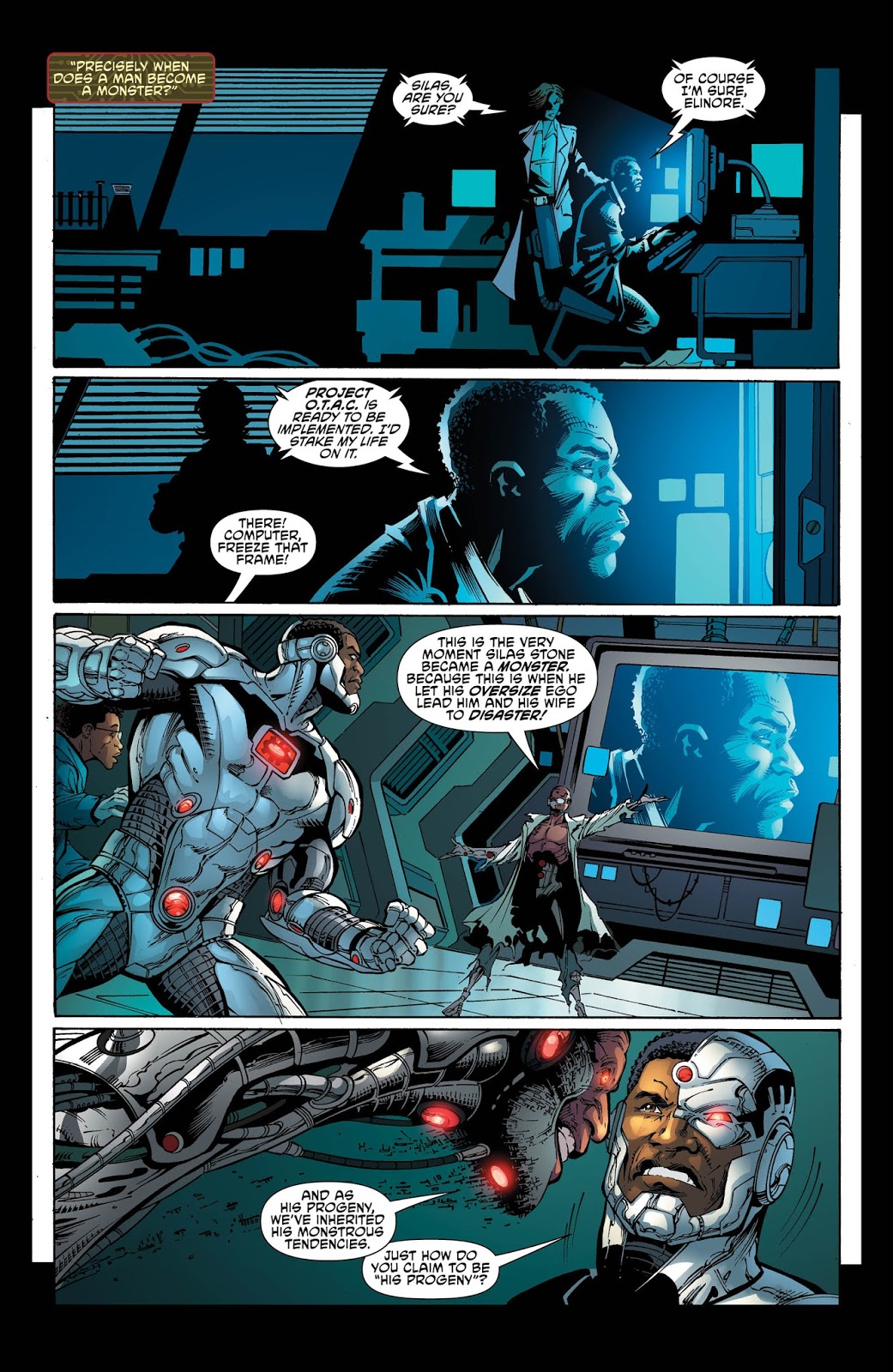 Weird Science DC Comics: PREVIEW: Cyborg #9