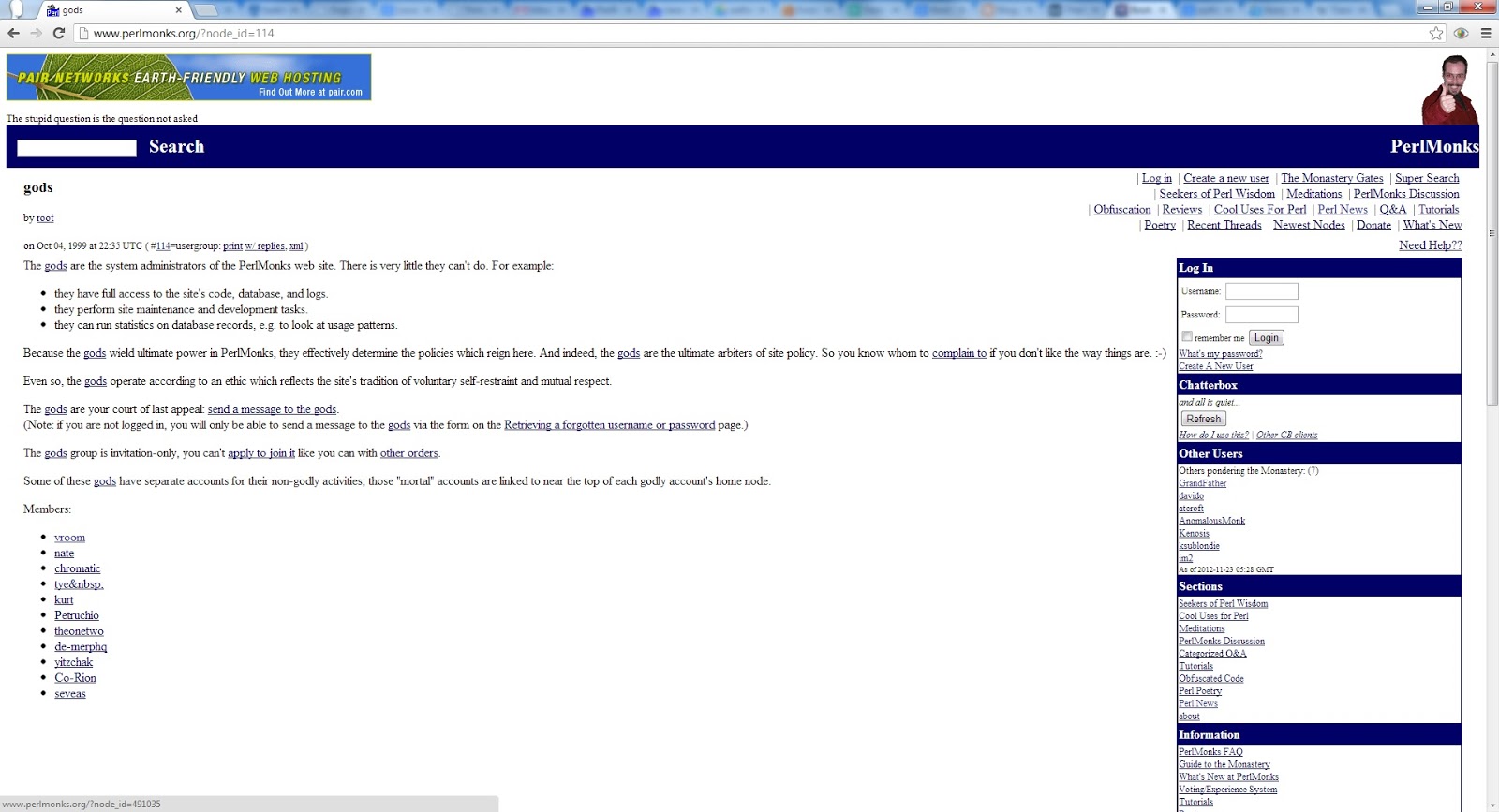Repainting the Monastery ~ Jack of all backends, master of Node (and Perl)