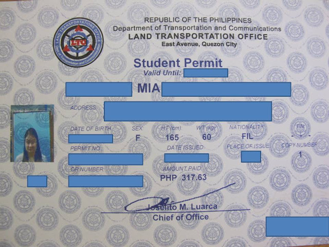 Mommy Tin life : How to get Student Permit (LTO Student Driver’s Permit)