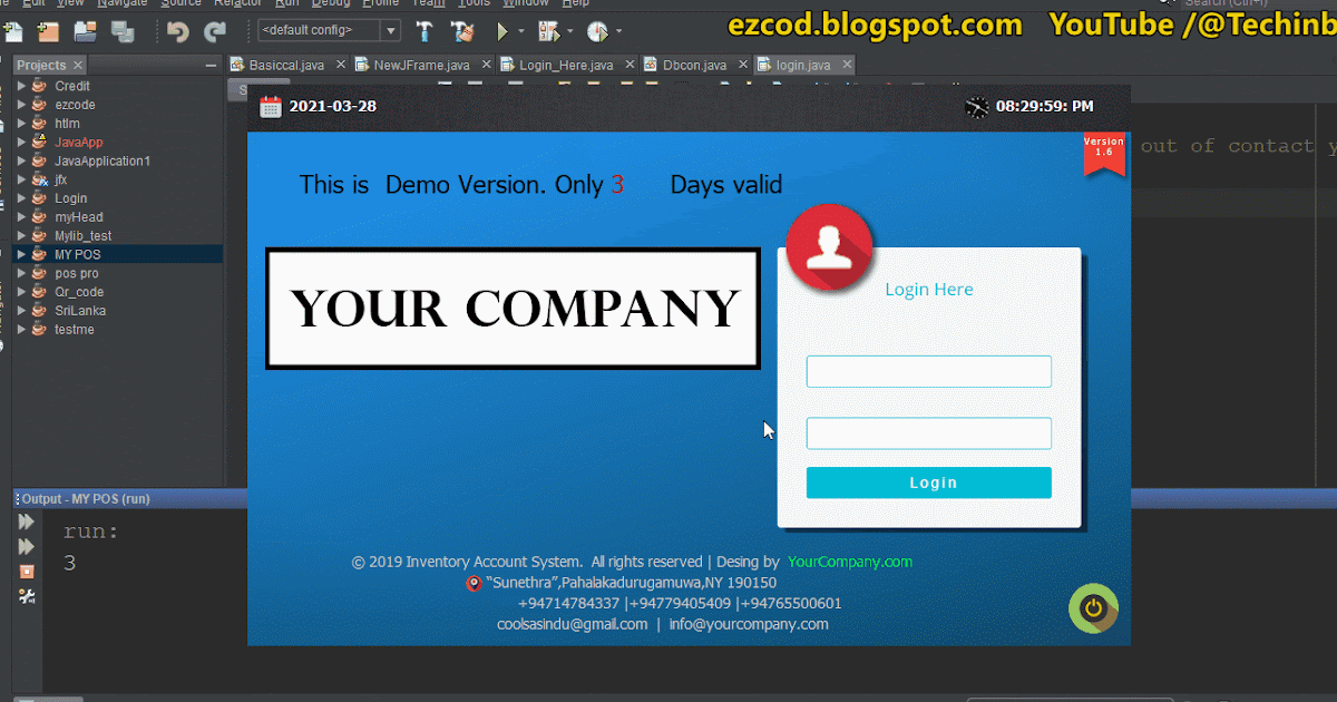 Java Mysql Netbeans Pos Inventory System Full Project With Src Code 1 Tour Tech Inbox
