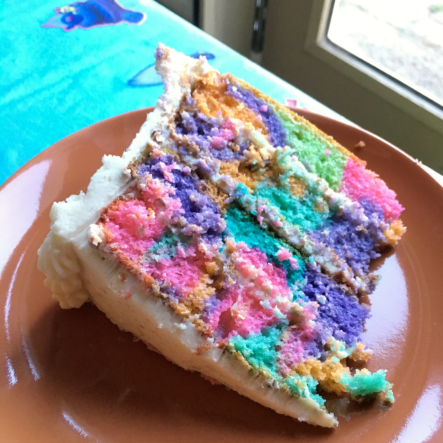 Life Under Clover: Color-Surprise Birthday Cake
