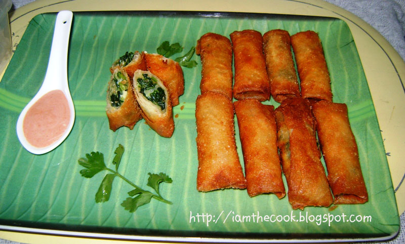 i am the cook!: Lumpiang Pechay (Snow Cabbage Spring Rolls)