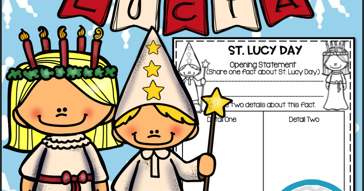 1st Grade Hip Hip Hooray!: St. Lucy Day