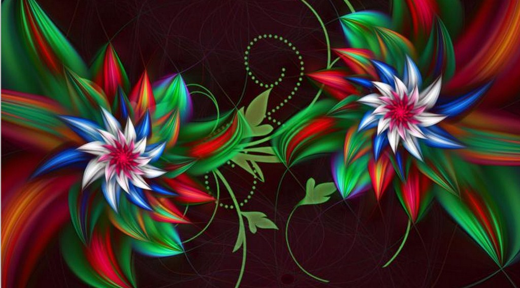 Ciberestética: Flores digitales de Frankief de Watkins