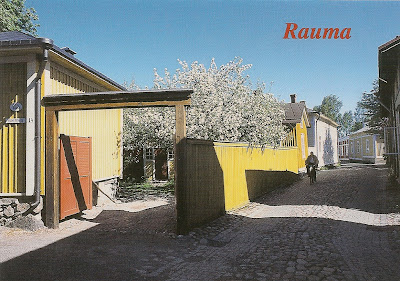 WORLD HERITAGE STAMPS AND POSTCARDS: Finland : Old Rauma (1991)