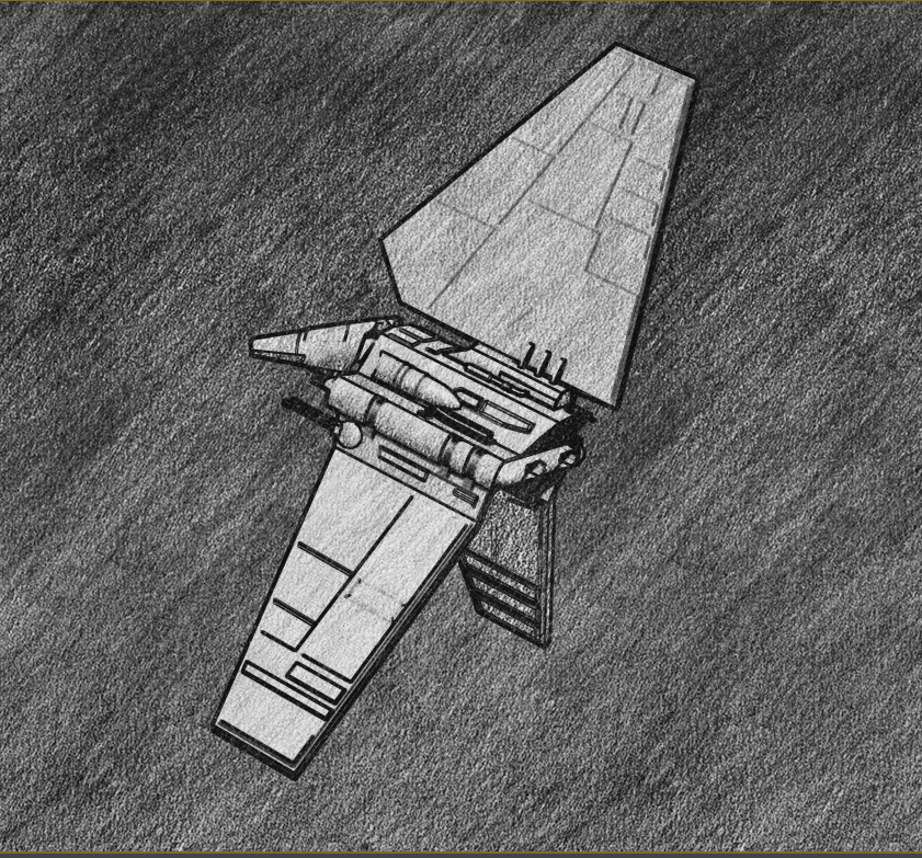3D Modelling and Animation: Lambda Class Imperial Shuttle Model