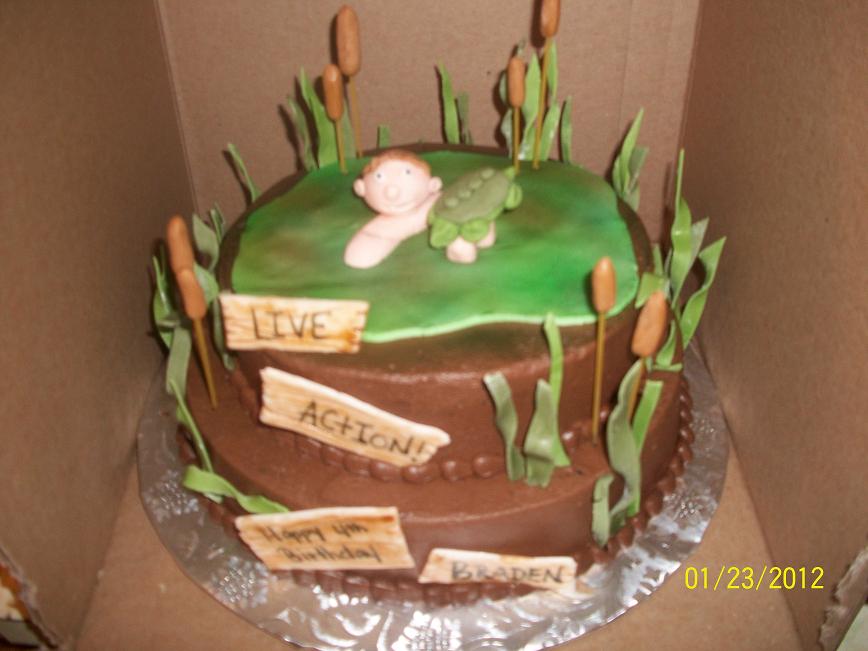 Sandy's Sweet Cakes: The Call of the Wildman "Turtle Man" Cake