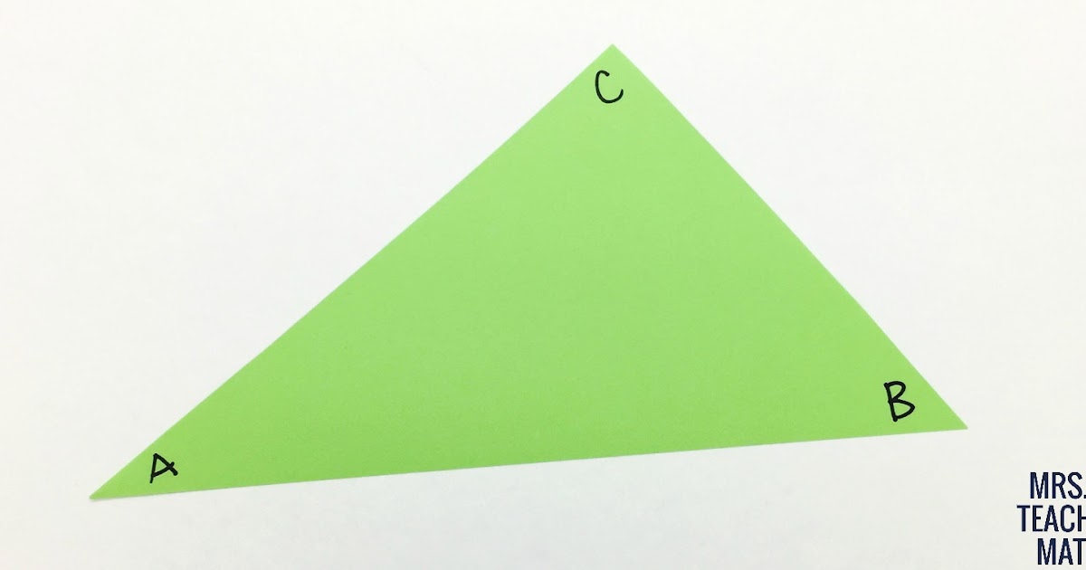 Midsegments in Triangles Paper Folding Activity | Mrs. E Teaches Math