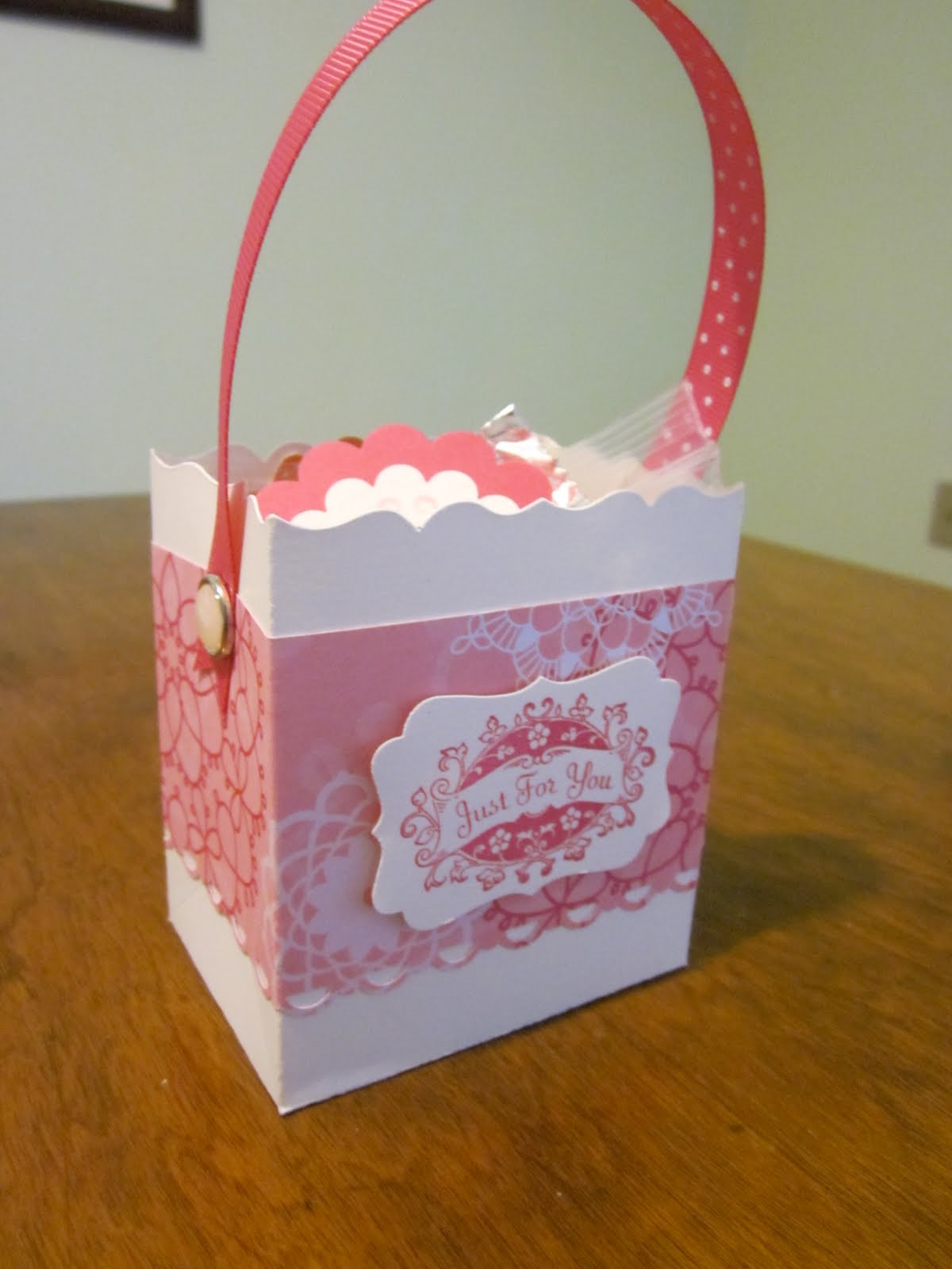 Creating With Carol: Dotted Ribbon Punch Technique