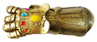 Arte Safira: Manopla do infinito com e.v.a tutorial bem simples