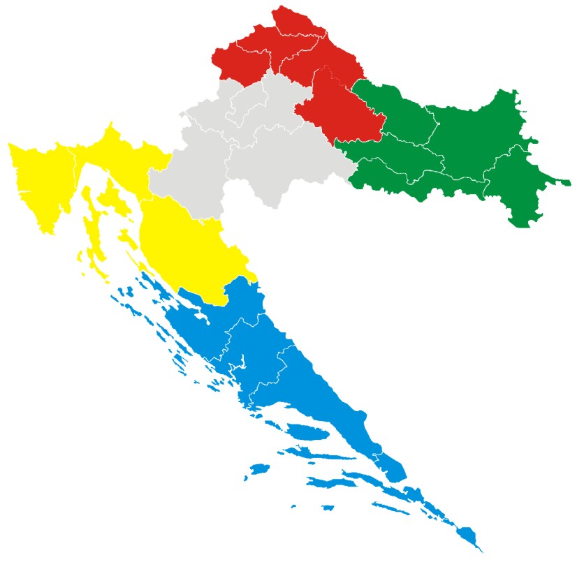 Korak po korak ...: Regije