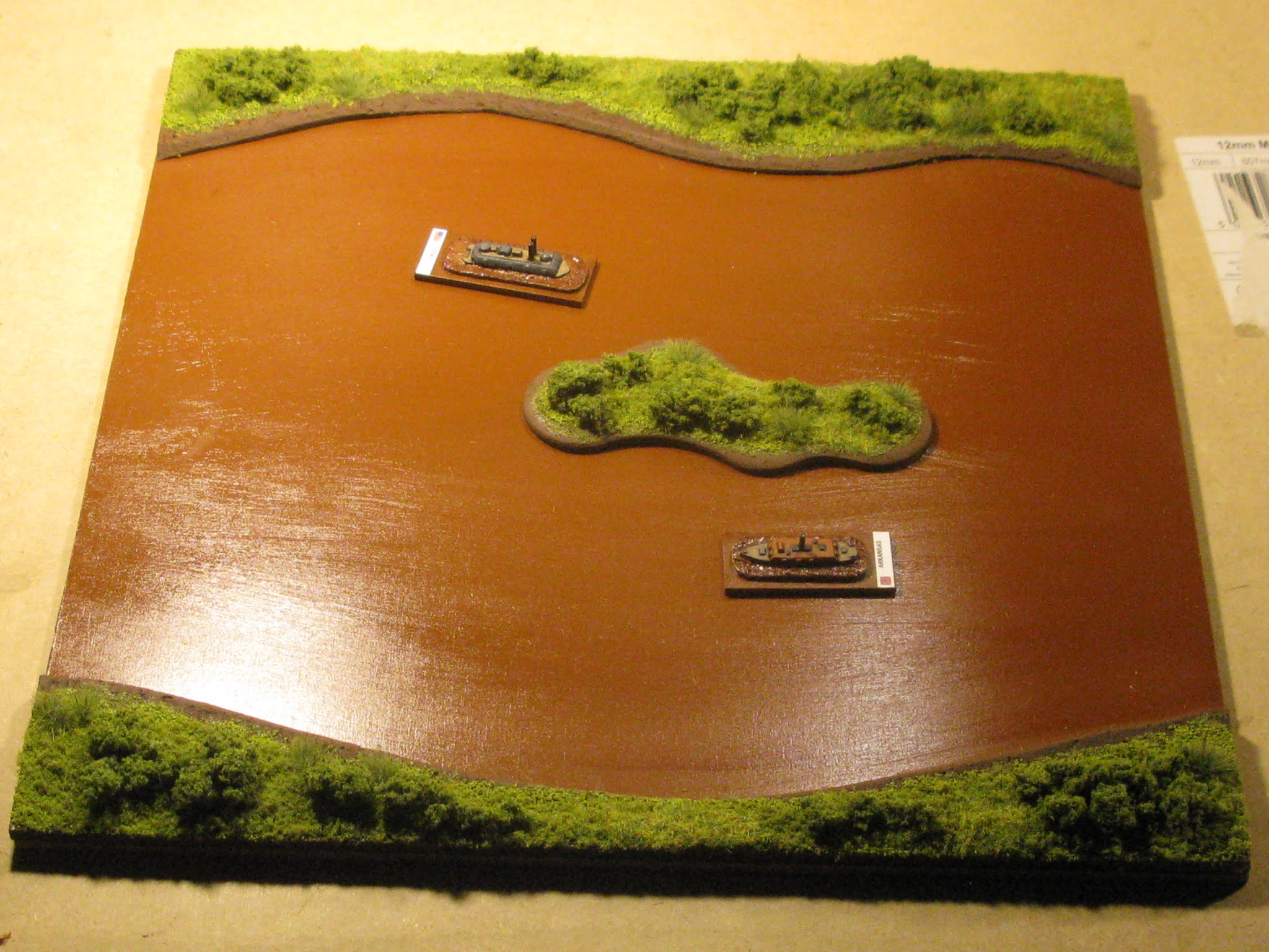 Jim's Wargames Workbench: Five River Terrain Modules Finished