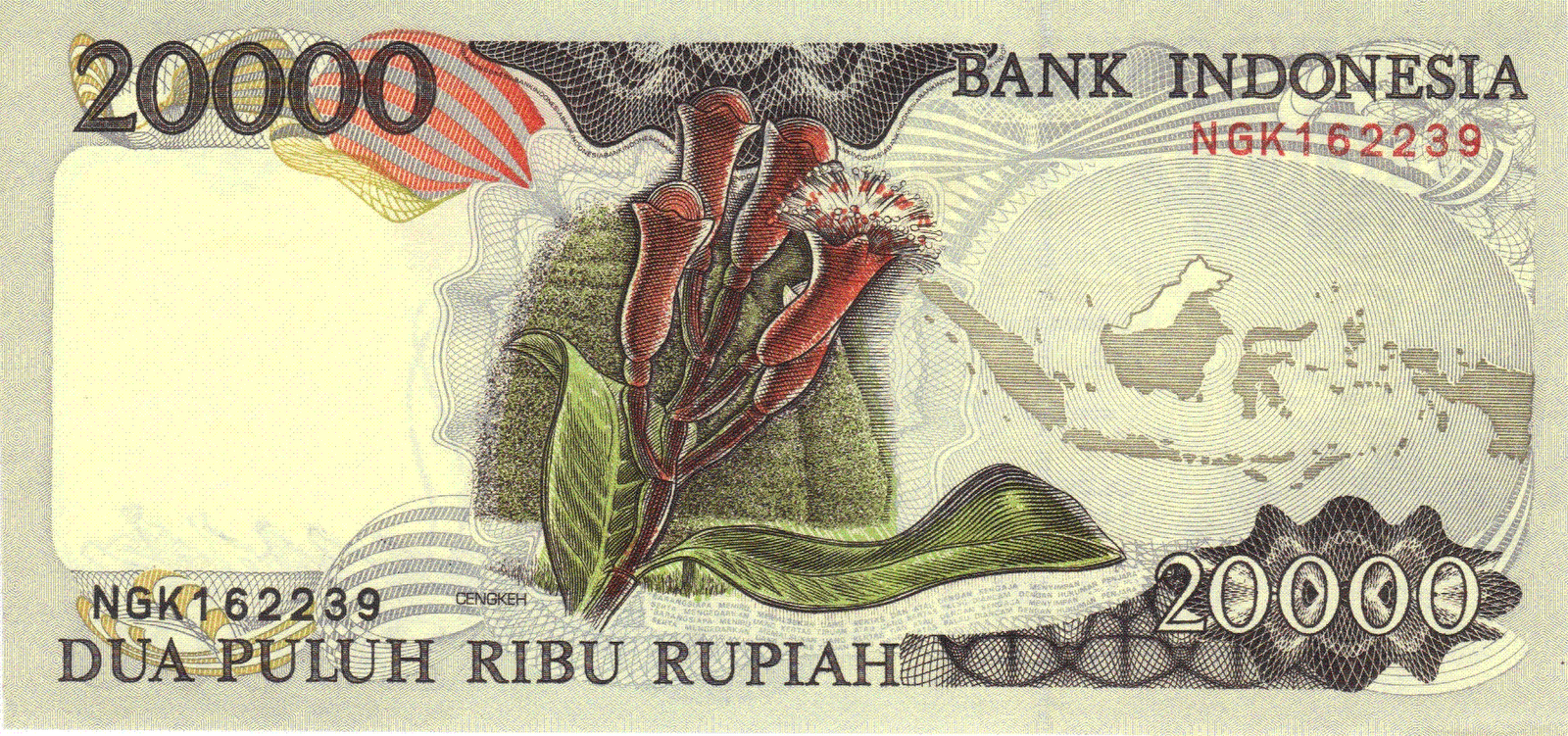 Rp.20000 - Tahun 1995 ~ Galeri Uang Rupiah Indonesia