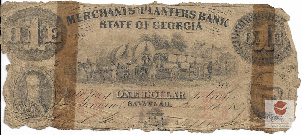 Benton County Museums: 19th Century Bank Notes