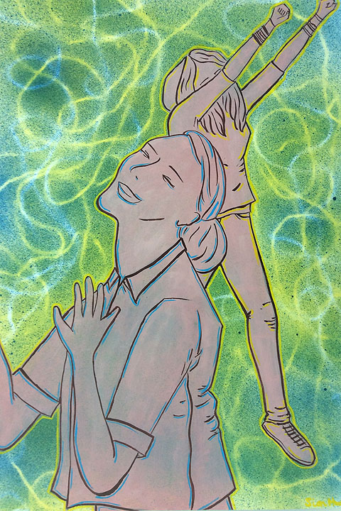 Mr. Bob's Middle & High School Art Room: Contour, Gesture, Spray Paint ...