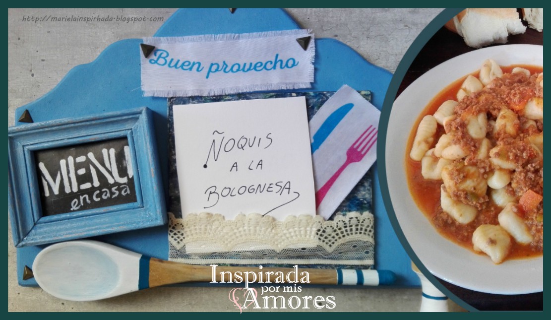 Inspirada por mis amores: MENU EN CASA - RMB