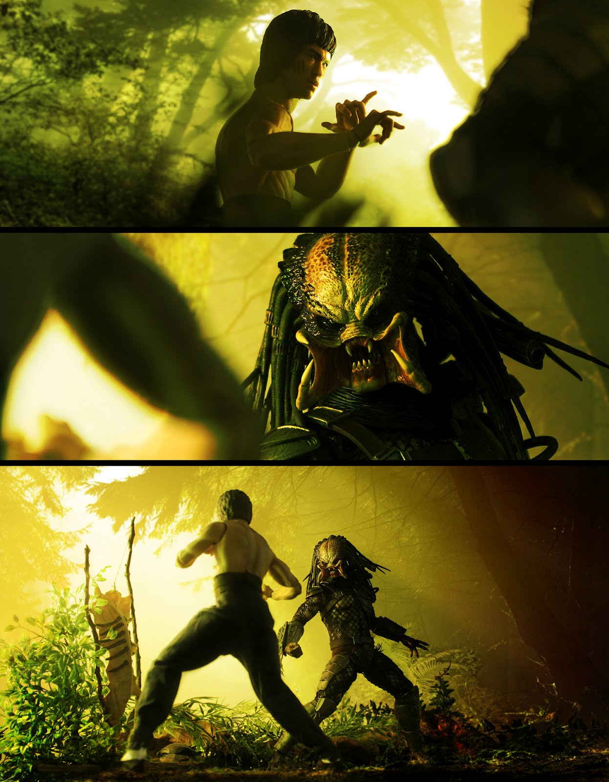 JIMSMASH ! ! !: BRUCE LEE VS PREDATOR