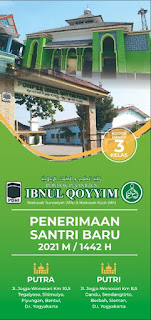 PENERIMAAN SANTRI BARU PONDOK IBNUL QOYYIM YOGYAKARTA