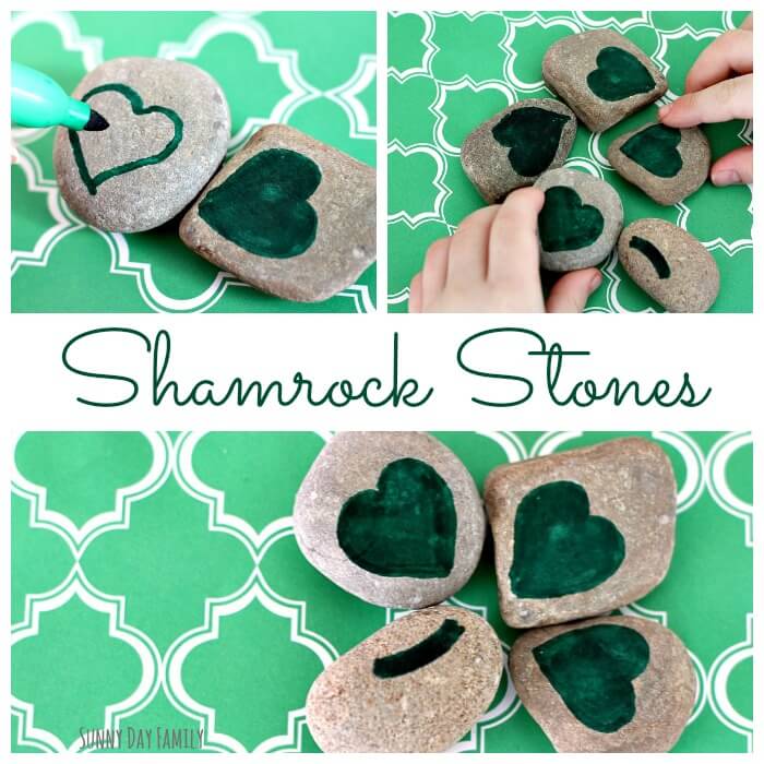 Shamrock Stones: St. Patrick's Day Craft & Activity for Preschoolers ...