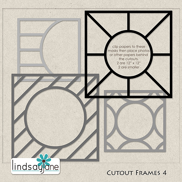 Lindsay Jane Designs: Cutout Frames 3 and 4
