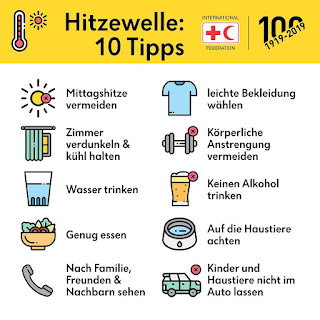 Anjas kreative Welt mit unterstützter Kommunikation : Tipps gegen die Hitze