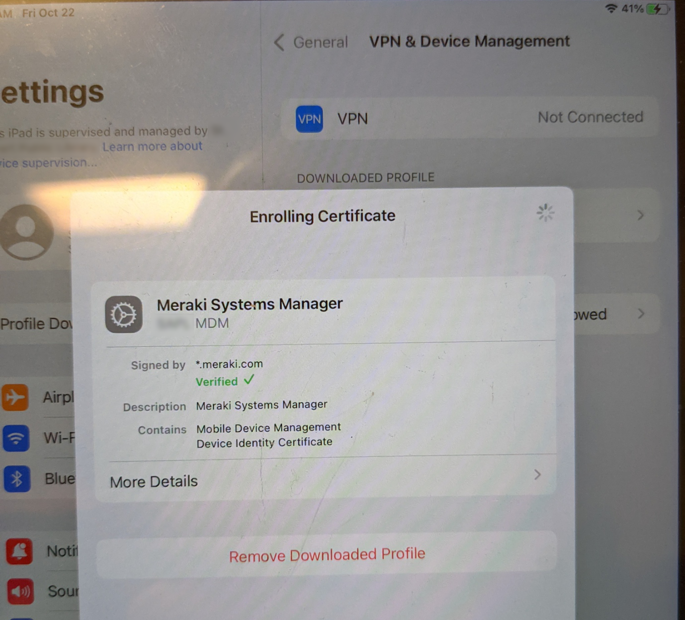 The OptionKey Blog: Meraki MDM - Fixing Invalid Profile when adding ...