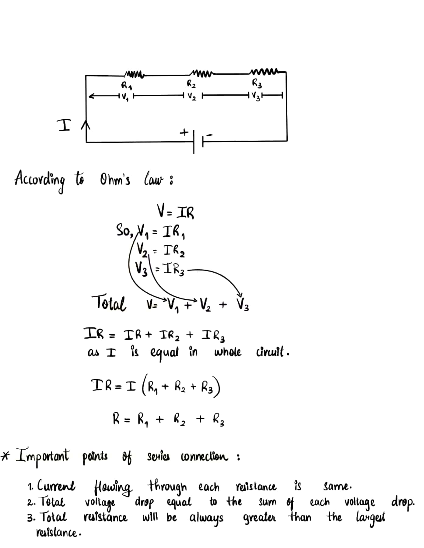 Electricity class 10 handwritten notes - Studypur