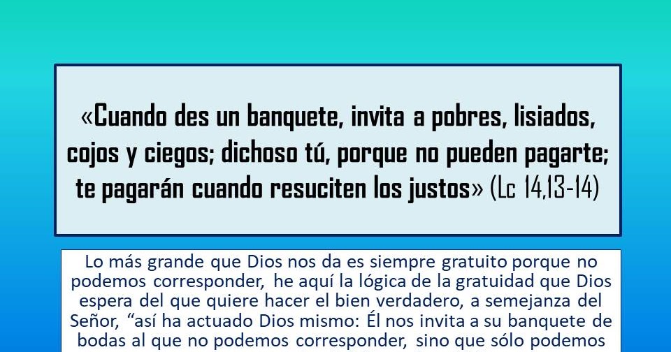 VIGÉSIMO SEGUNDO DOMINGO (C)