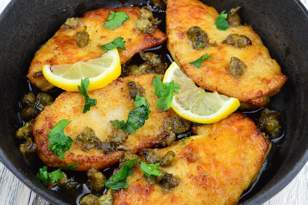 Pui in sos de lamaie (Piccata de pui) - CAIETUL CU RETETE