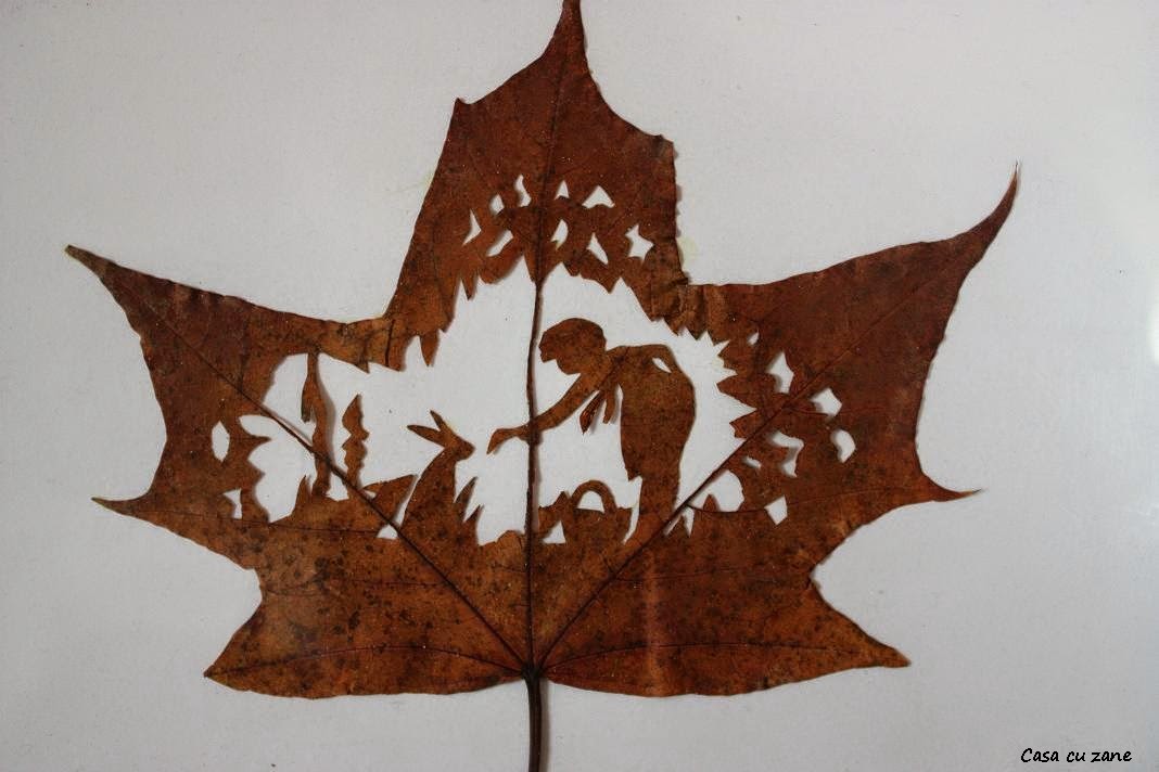Casa cu Zâne: Sculptura in frunza de artar