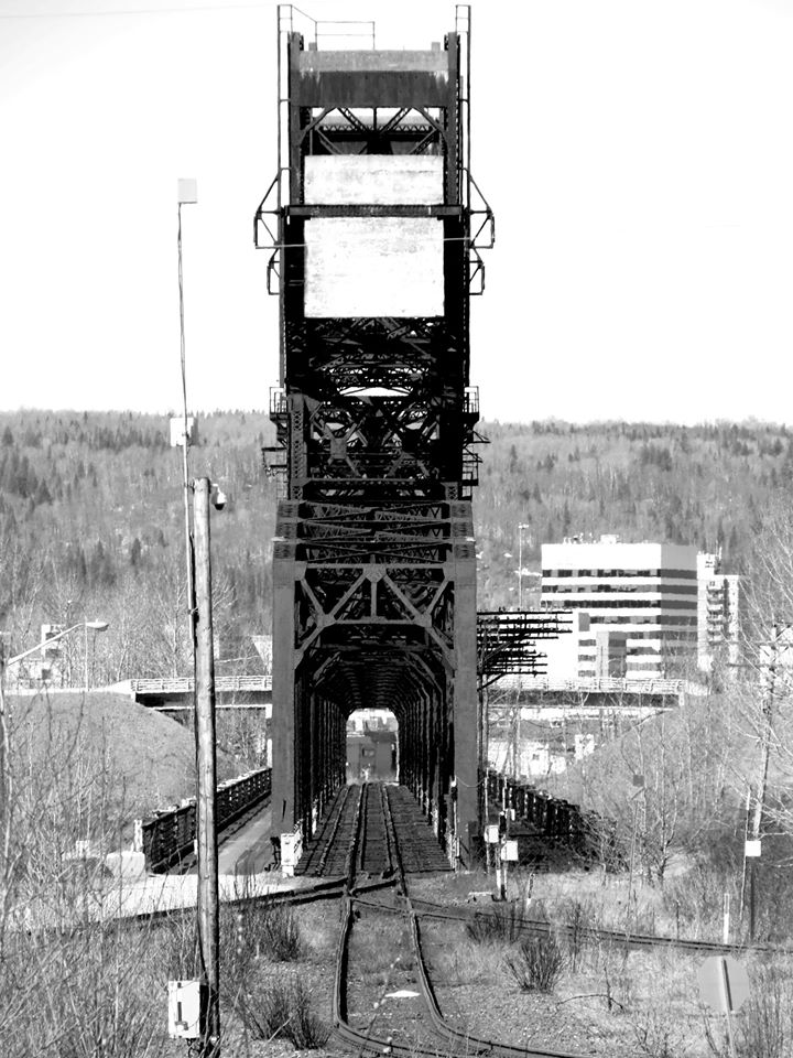 Industrial History: CN Strauss Direct Lift Bridge over Fraser River in ...