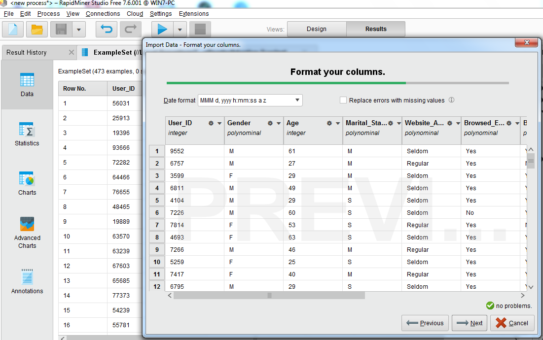 Data Mining Masses RapidMiner #Assignment5