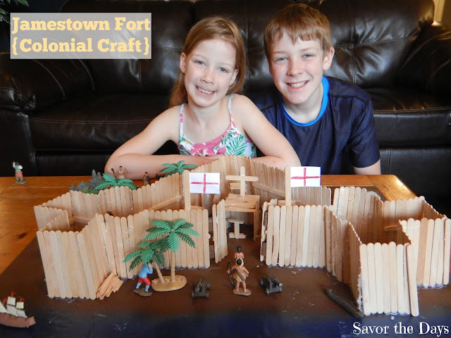 Savor The Days: Jamestown Fort {Colonial Craft}