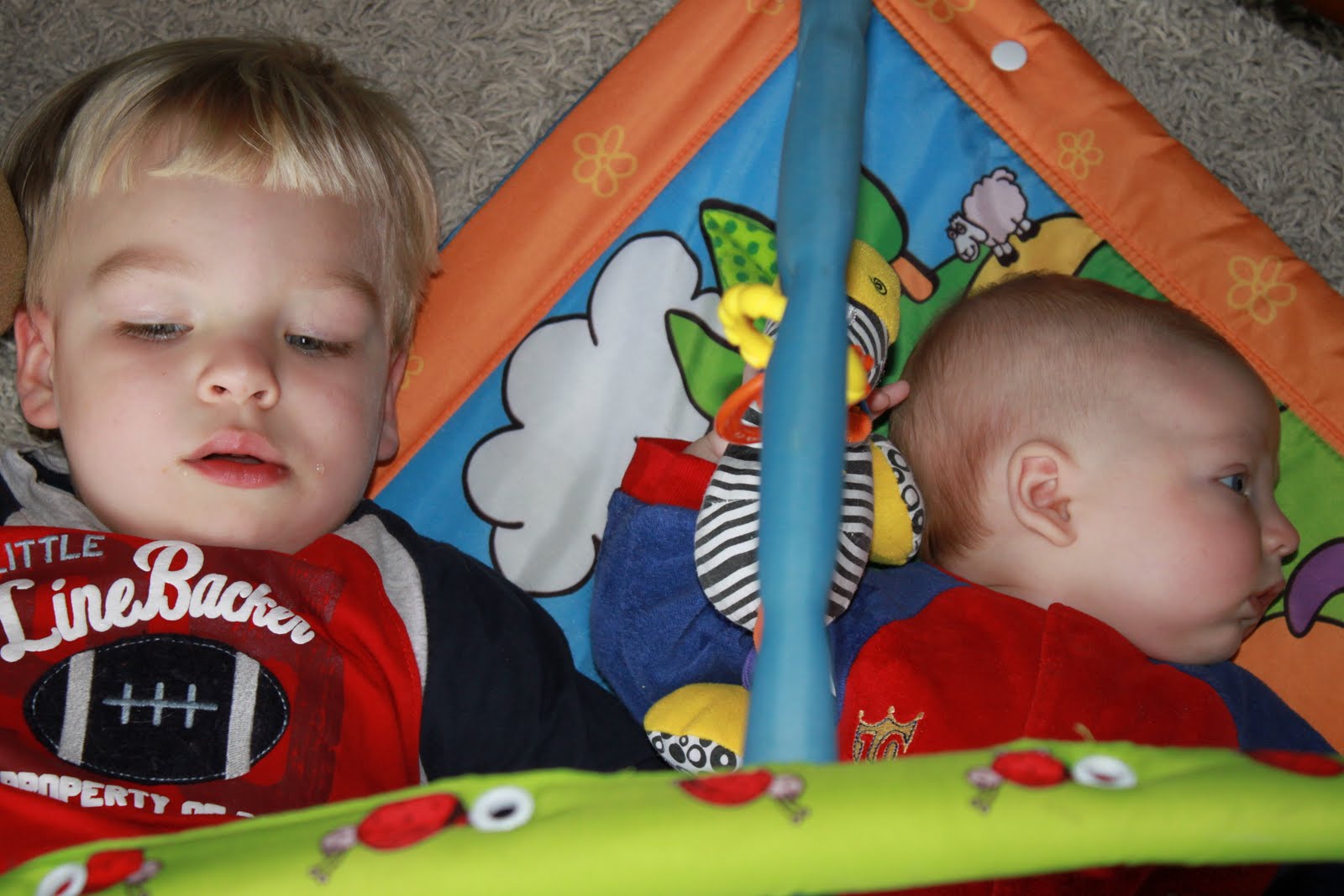 Boys Will Be Boys: 2 Years Old and 13 Weeks Old