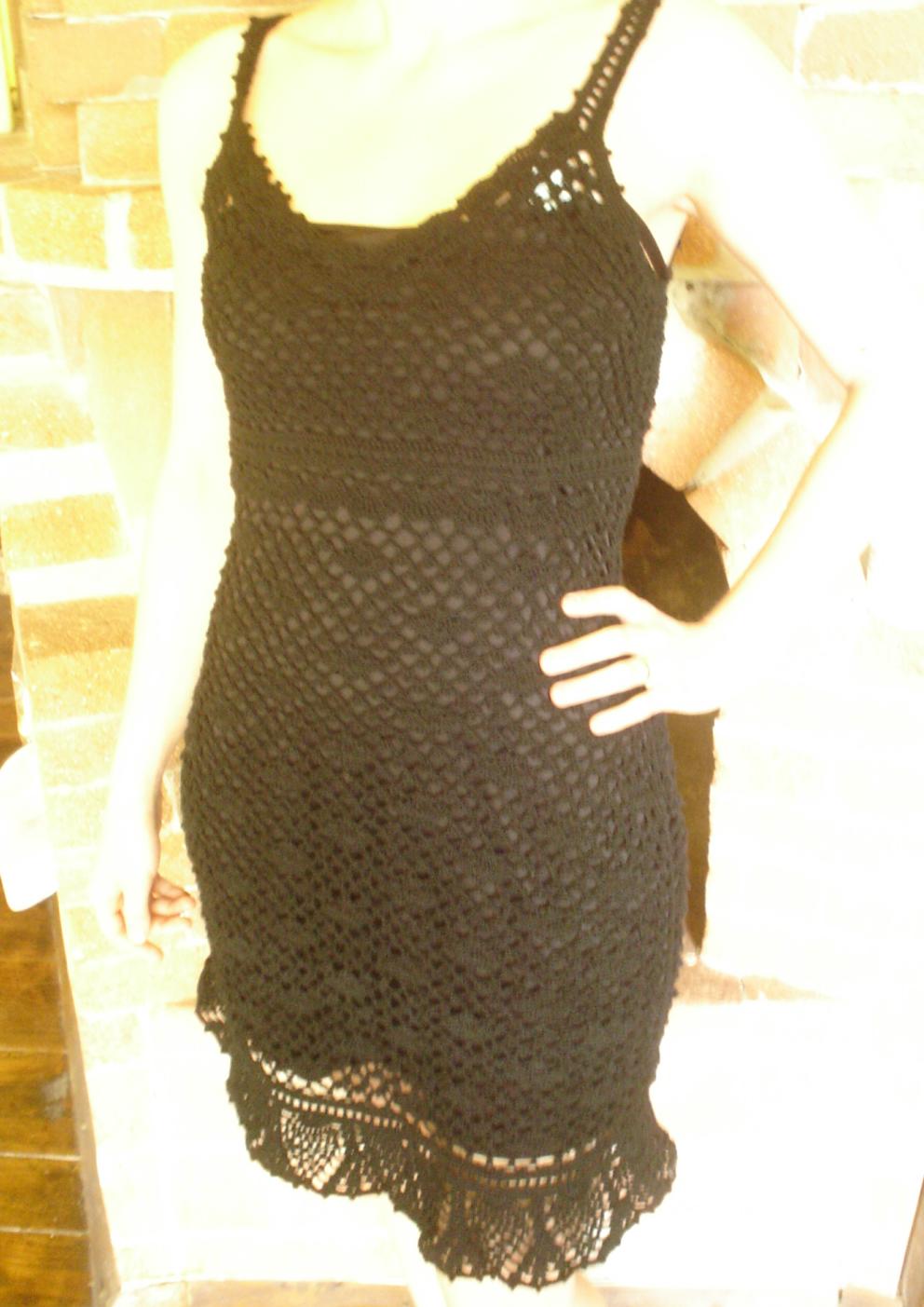 How To Wear Black Crochet Dress at Julie Farrell blog
