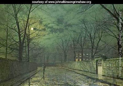 British Art: Moonlight After Rain John Atkinson Grimshaw