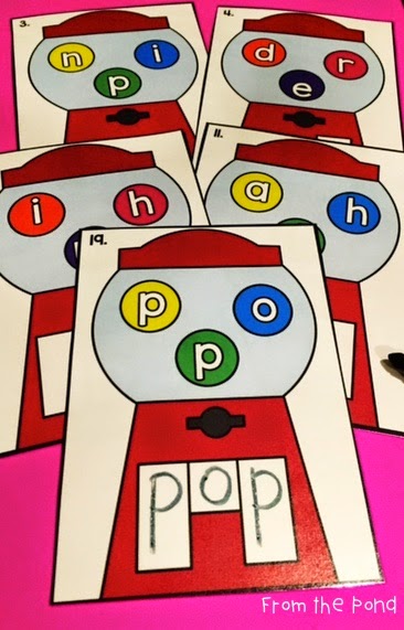 Gumball cvc Words | From the Pond