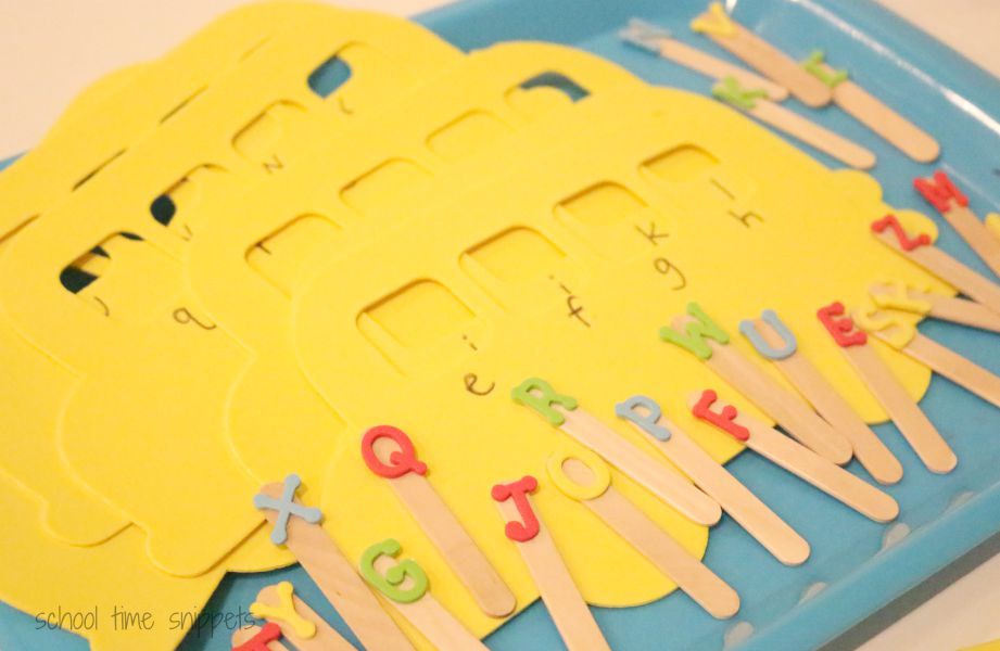 Back to School Letter Matching Activity | School Time Snippets