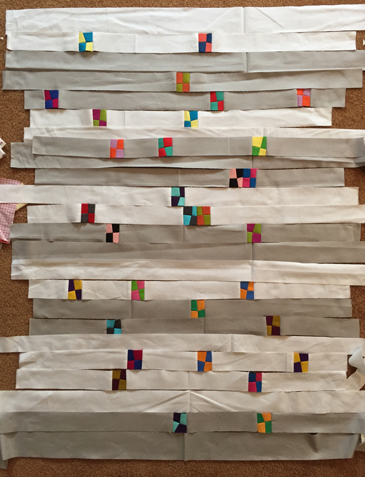 Inspired by Fabric: FourPatch Parade Tutorial