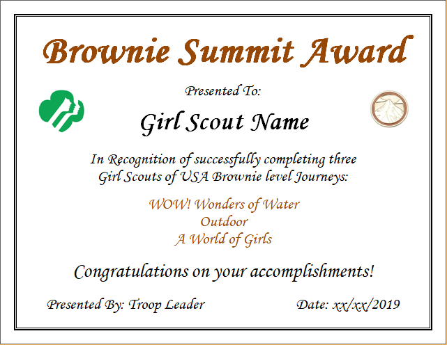Nature Explorer: Summit Award