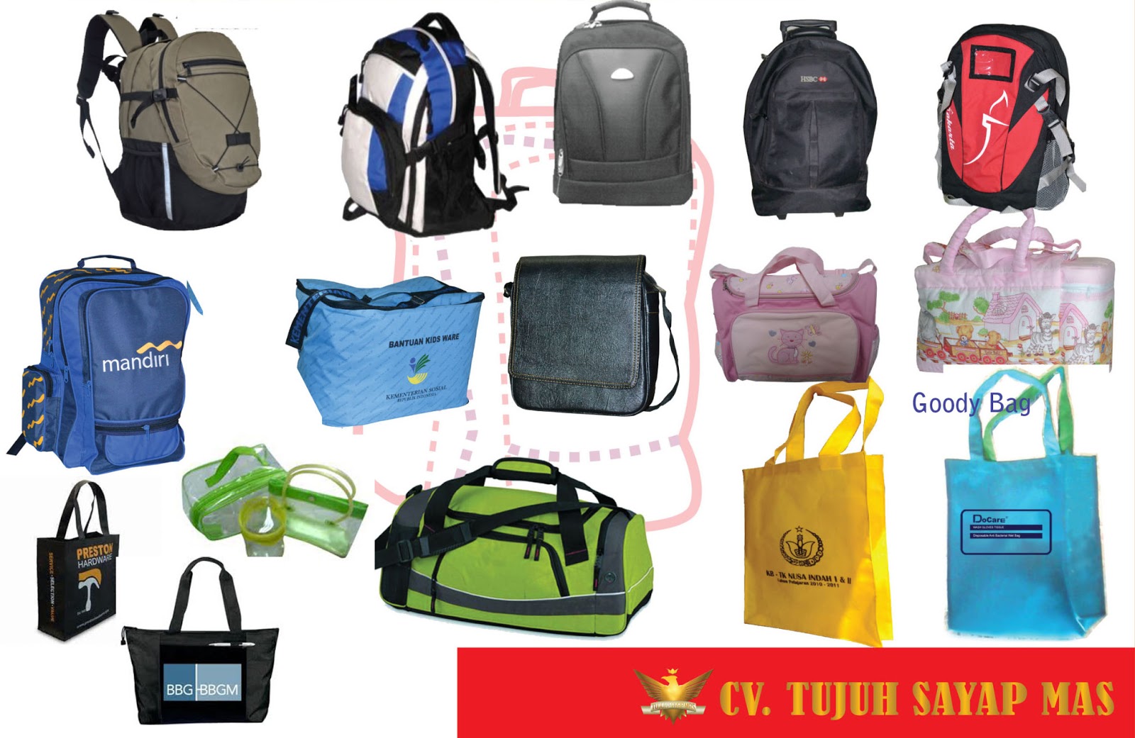 CV. TUJUH SAYAP MAS: Aneka Tas....