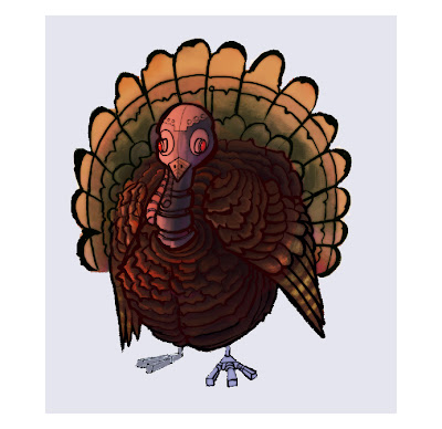 BYU sketchbook club: Cyborg Turkey