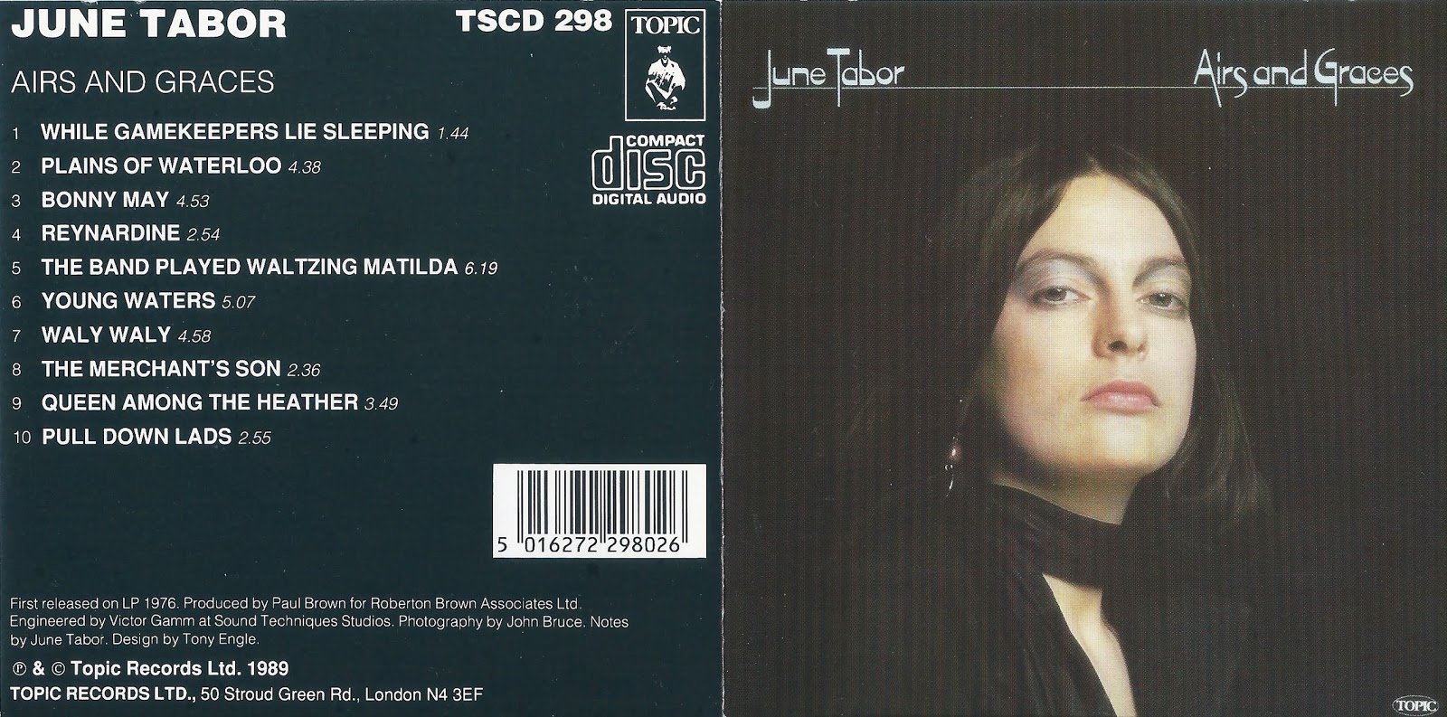 Regresso ao Passado: June Tabor - The Band Played Waltzing Matilda