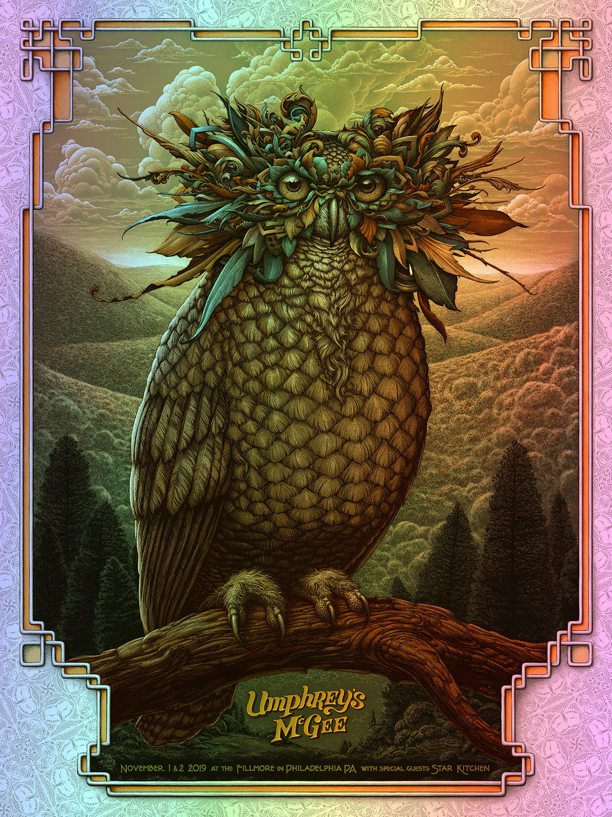 INSIDE THE ROCK POSTER FRAME BLOG: N.C. Winters Umphrey's McGee ...