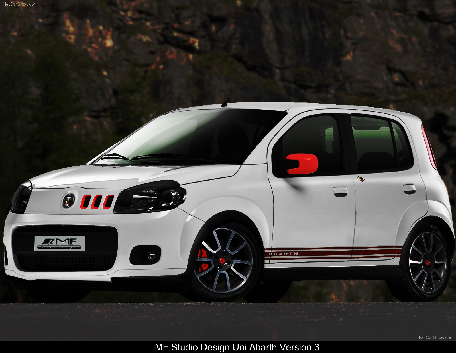 MF Studio Design: Tuning Virtual: Projeto Uno Abarth