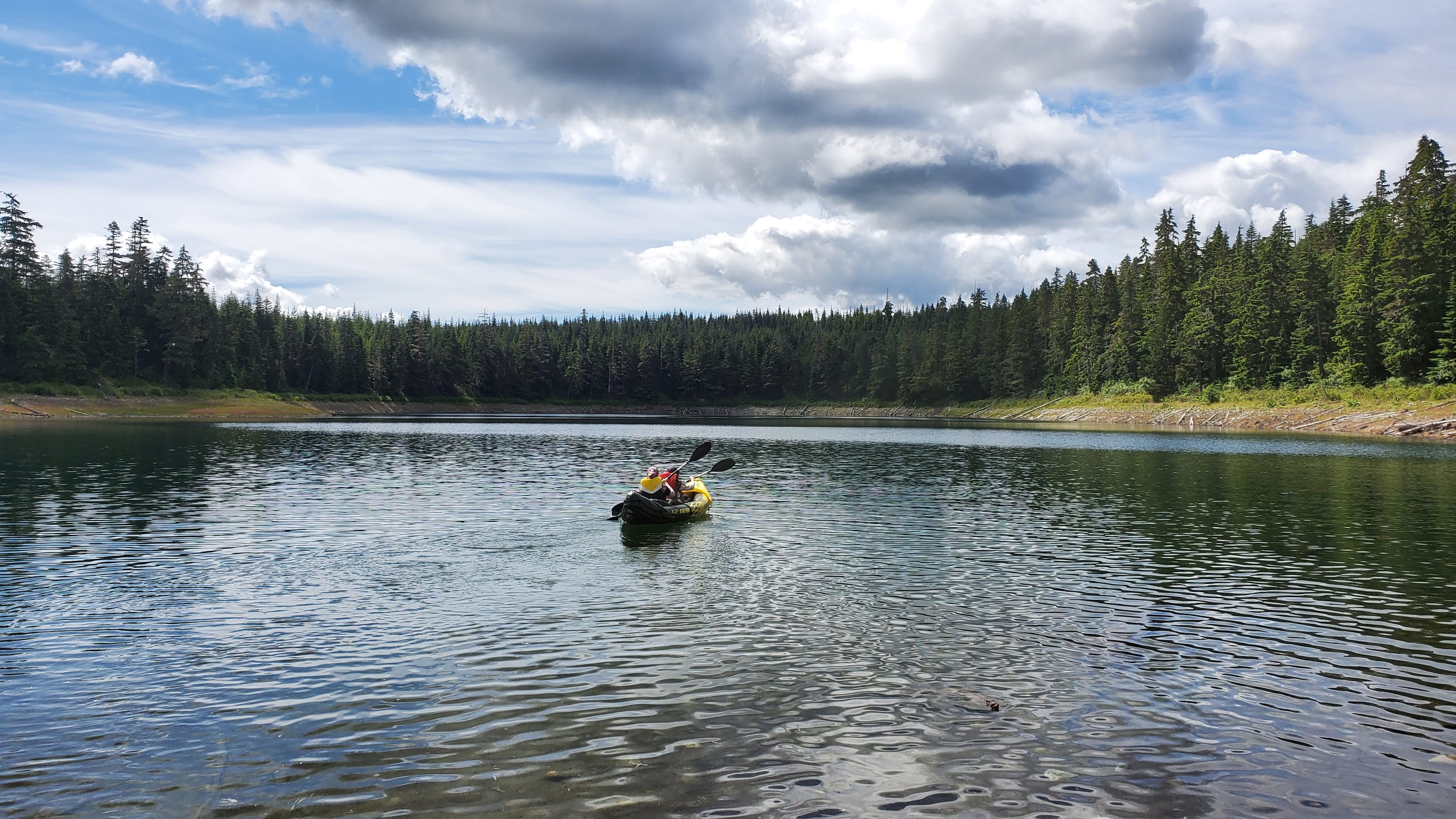 Camping di Lakelse Lake Provincial Park, British Columbia, Canada ...