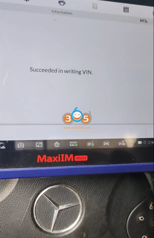 How to Write VIN on Mercedes VGS2 VGS3 by Autel IM608? - OBD2 ...