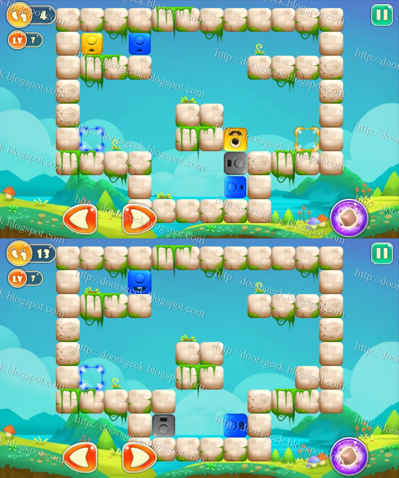 Block Mania [World 1] Level 7 ~ Doors Geek